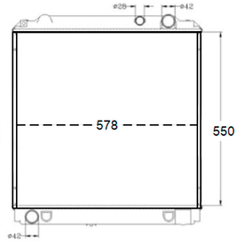RADIATOR SUITABLE FOR TOY COASTER BUS BB4#,BB5# — Racer Australia