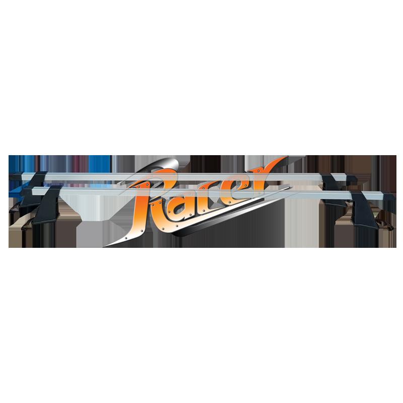 ROOF BAR SET ALUM 1200mm x 120mm H GUTTERLESS — Racer Australia
