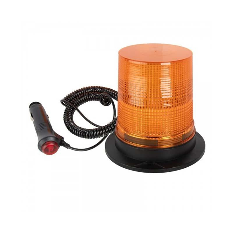 LED REVOLVING STROBE LAMP AMBER 103mm H, 9-32V CIG SOC — Racer Australia