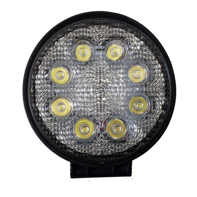 LED WORK LAMP RND 116mm DIA, 12/24V-24W — Racer Australia
