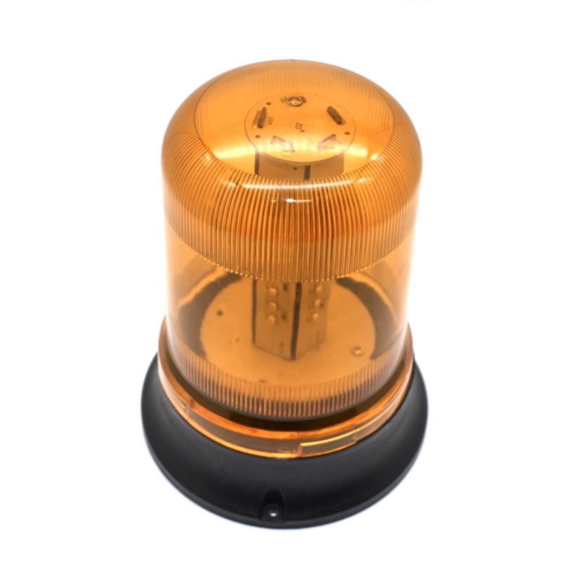 LED REVOLVING LAMP AMBER 190mm H, 12-30V — Racer Australia